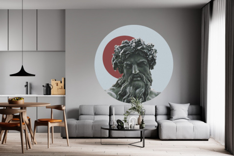 Dekoracja ścienna - mural Zeus DOTS > - Happy Barok